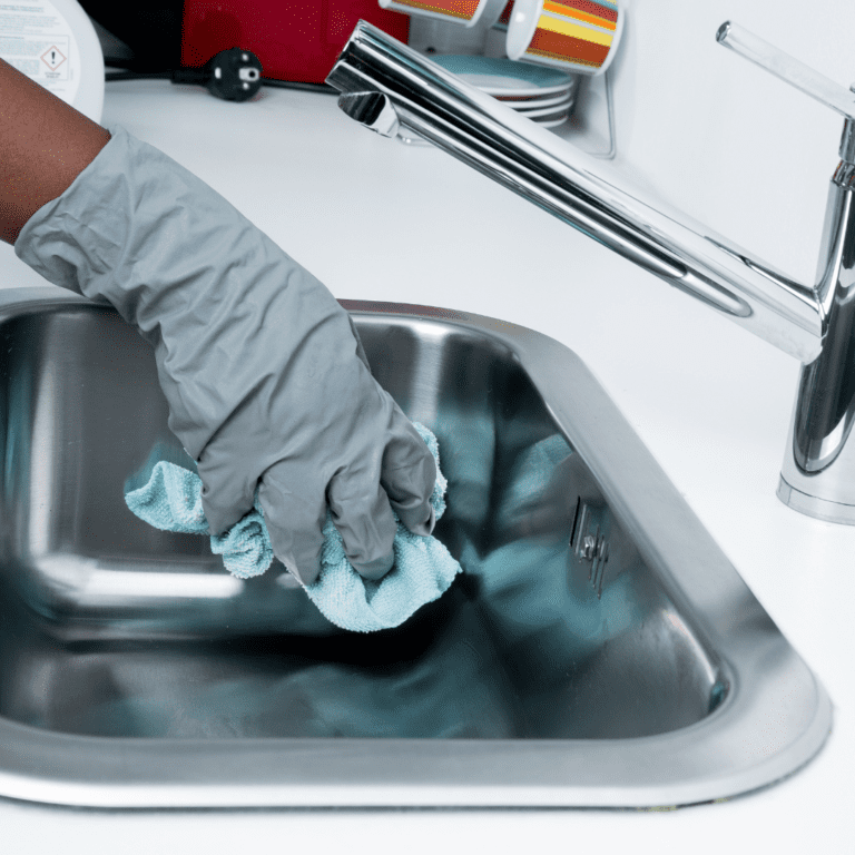 How To Clean a Kitchen Sink Drain - TsjMakeovers.Com
