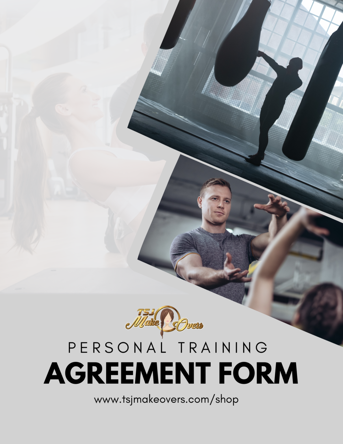 Personal Training Agreement Template (Editable Canva/PDF) | TSJ Makeovers